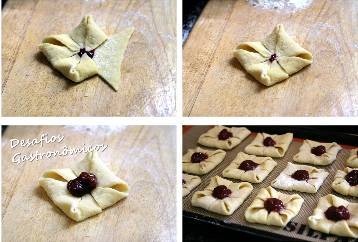 Desafios Gastronômicos: DESAFIO: Fazer "Danish Pastries" (Folhados ...