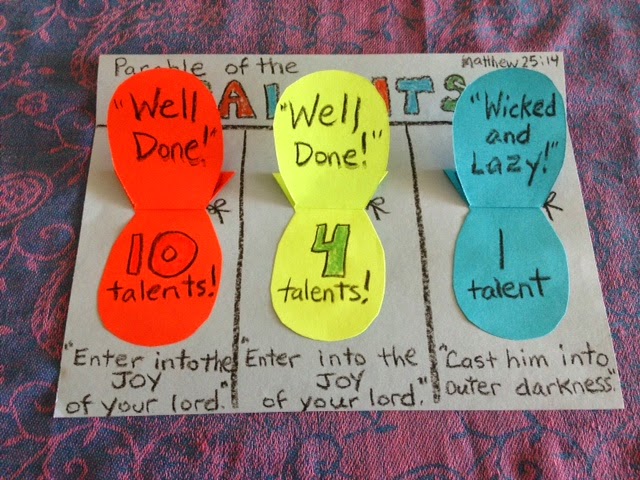 Children's Bible Lessons: Lesson - Parable Of The Talents