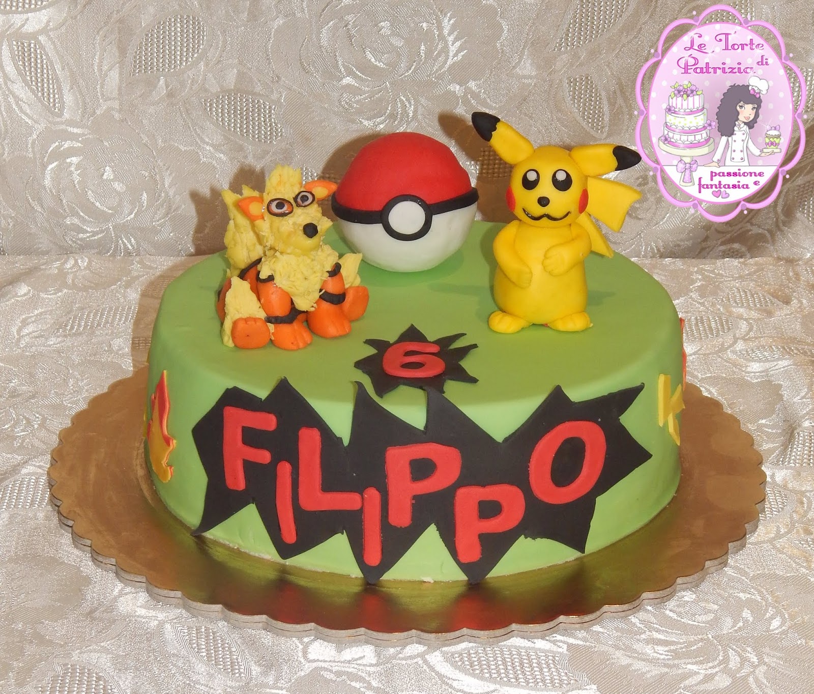 Le Torte di Patrizia passione e fantasia: Pokemon 2 Pikaciu-Arcanine...