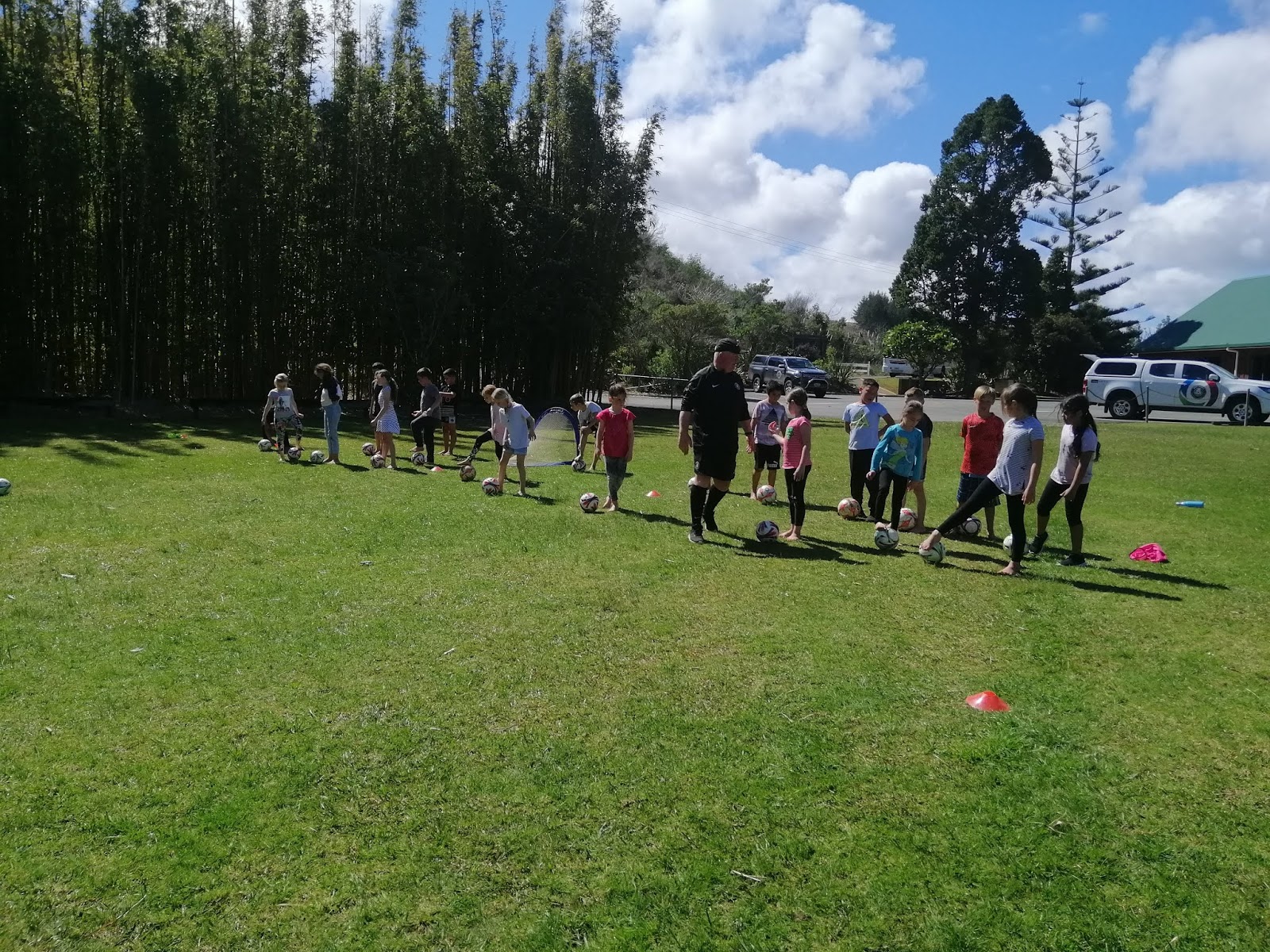 Te Manga Whanau @ Paparore School: Football Fun with James Coleman ...