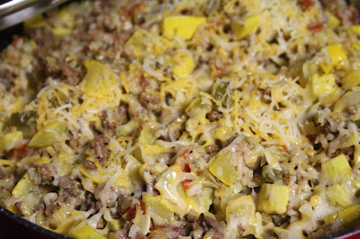 Deep South Dish: Ground Beef and Squash Skillet