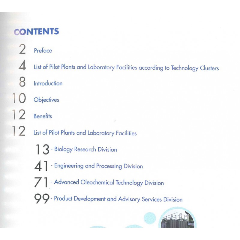 PALM OIL & OIL PALM: MPOB Pilot Plant and Laboratory Facilities