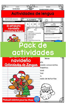 El alfabeto y la escritura en Navidad - Material Didactico para tus clases