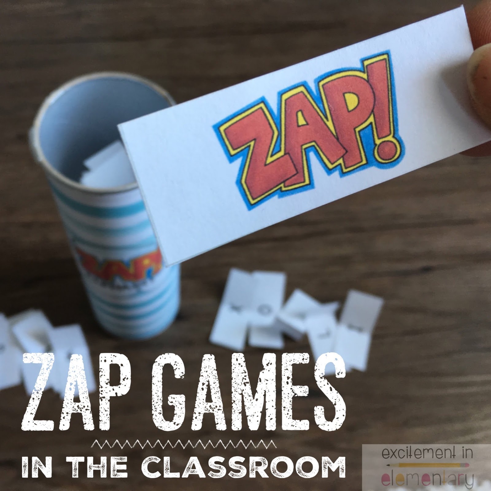 ZAP literacy games in the classroom - a minimalist teacher