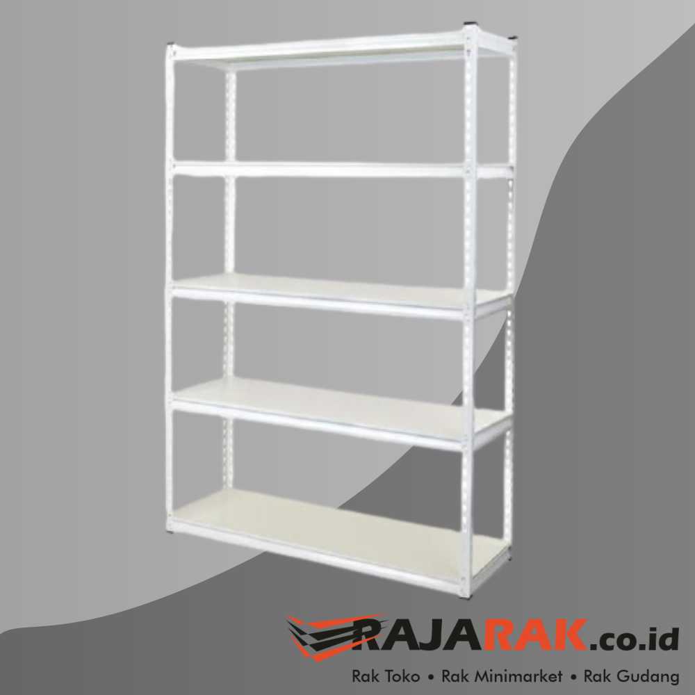 Rak Besi 5 Tingkat Putih – Tactix | RAK GONDOLA MINIMARKET SUPERMARKET ...