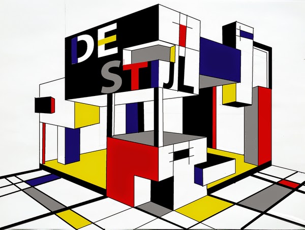 History of colour in design - De Stijl ~ Interior Design