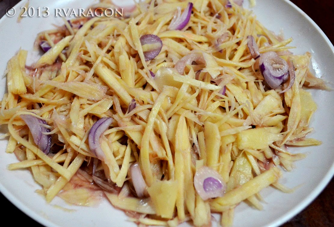 ensalada a rabong, bamboo shoot salad ~ PINAKBET REPUBLIC
