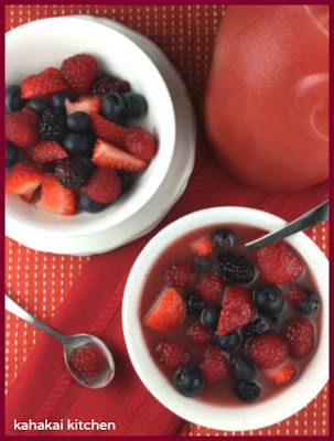 Kahakai Kitchen: Chilled Watermelon and Summer Berry Soup: Sweet, Cold ...