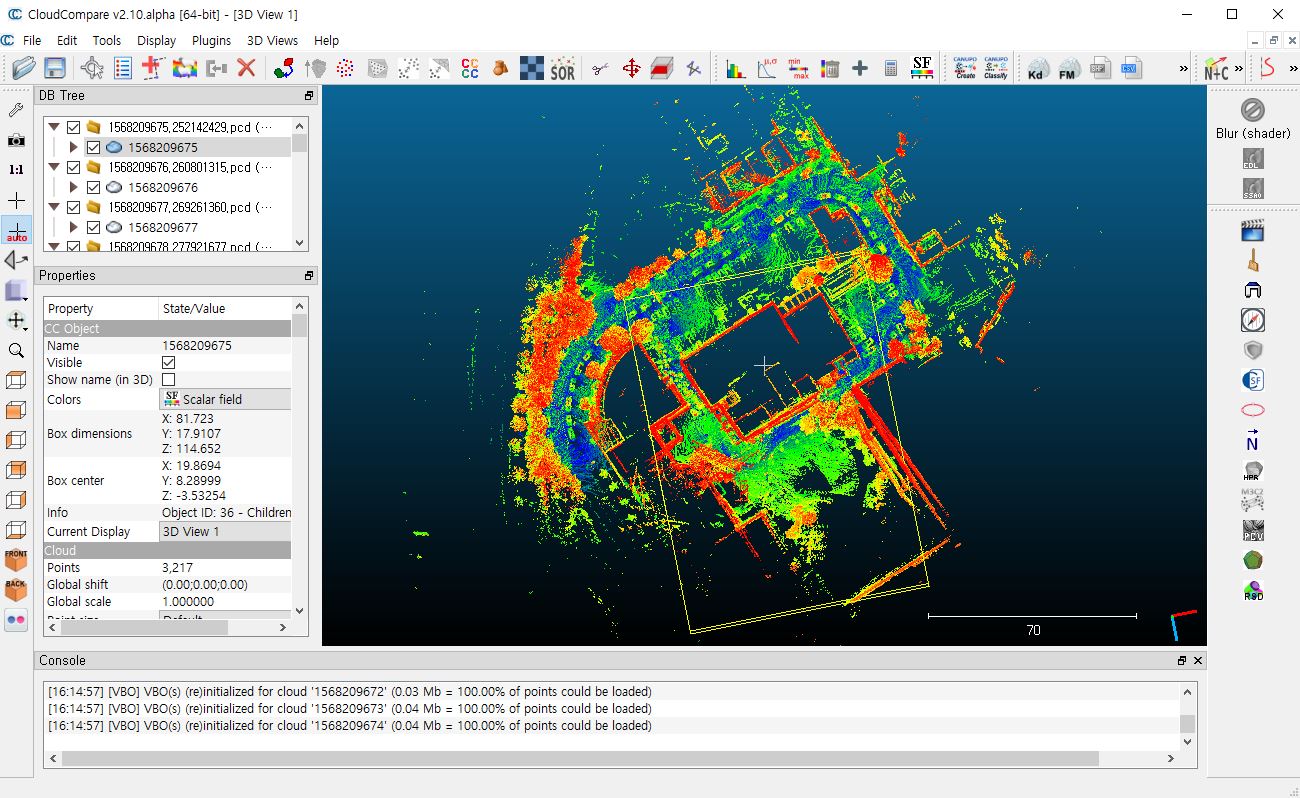 Daddy Makers: 대용량 포인트 클라우드 오픈소스 렌더링 서버 Potree 설치, 사용 및 분석기