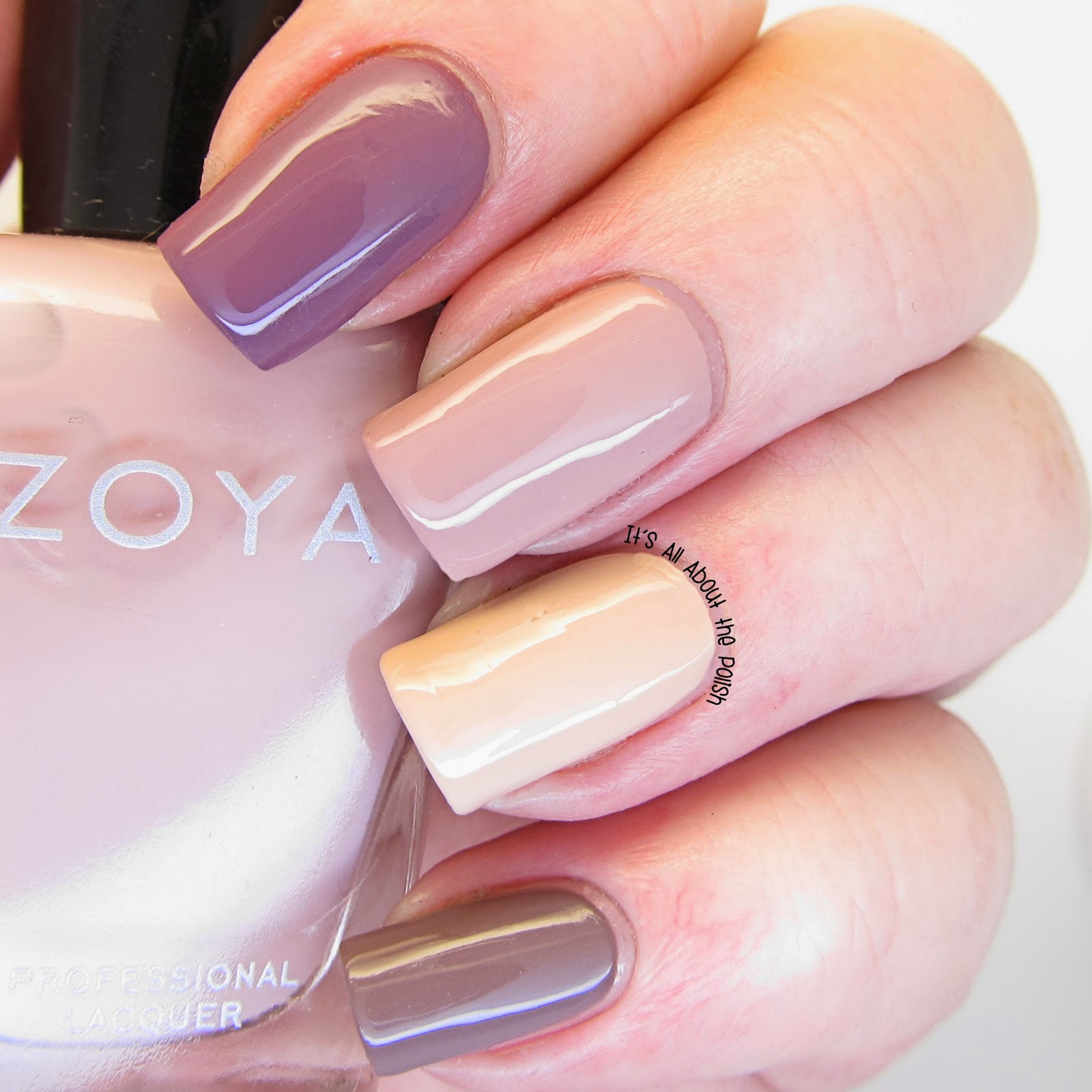 It's all about the polish: Zoya Neutrals Skittle