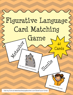 Composition Classroom: Figurative Language Matching Card Game