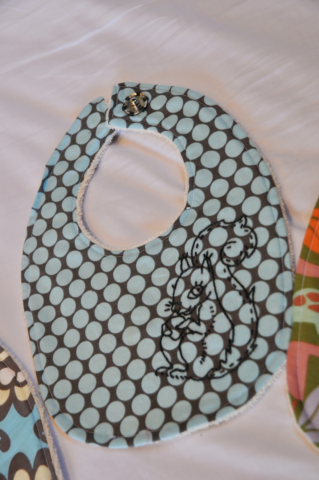 Diesel in Bloom: DIY baby bibs