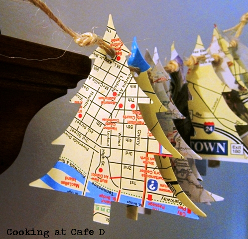 Cooking at Café D: A Road Trip Inspired Festive Garland - Trees & Stars