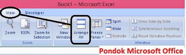 Cara Menampilkan Beberapa Dokumen Excel Secara Bersamaan - Fungsi dan ...