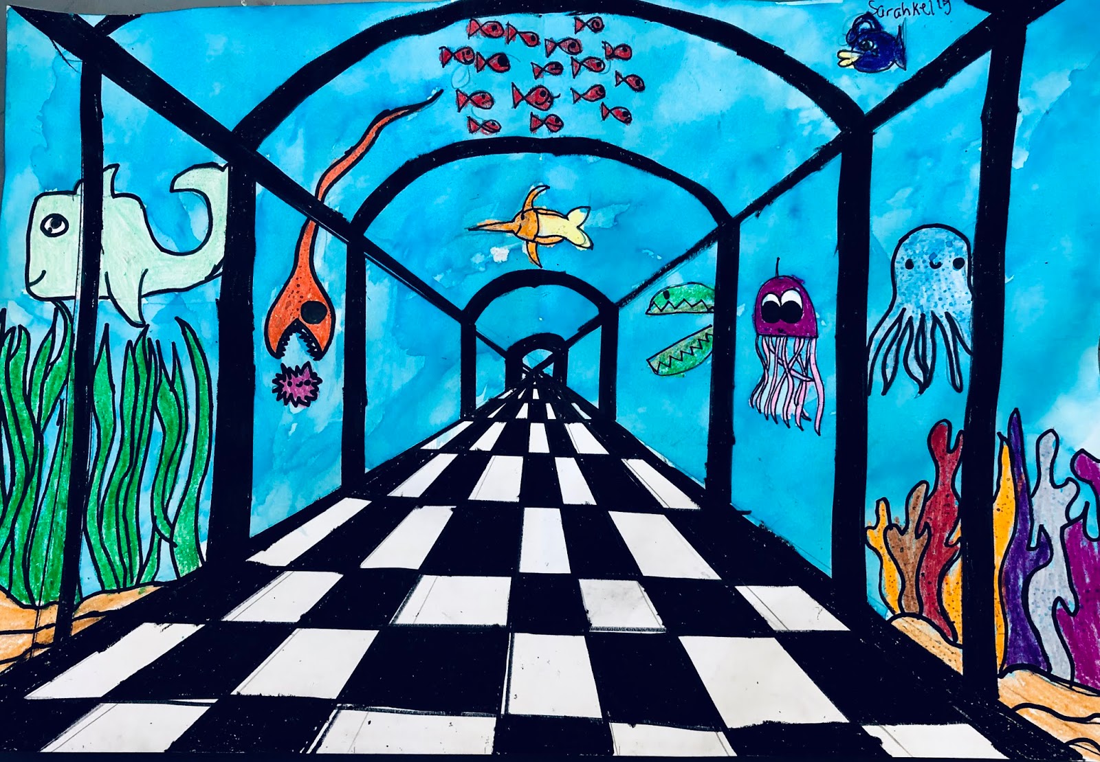 Expression of Imagination: Student Art Samples from last School Year