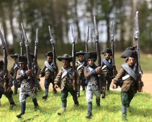 My Brave Fusiliers!: A comparison of 25mm American Revolution Miniatures