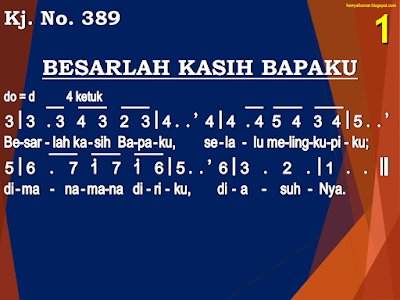 TouRoeroekan: Kidung Jemaat No. 389
