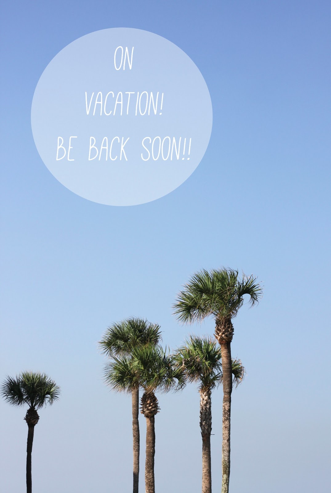 vacay time!! - Flora & Fauna