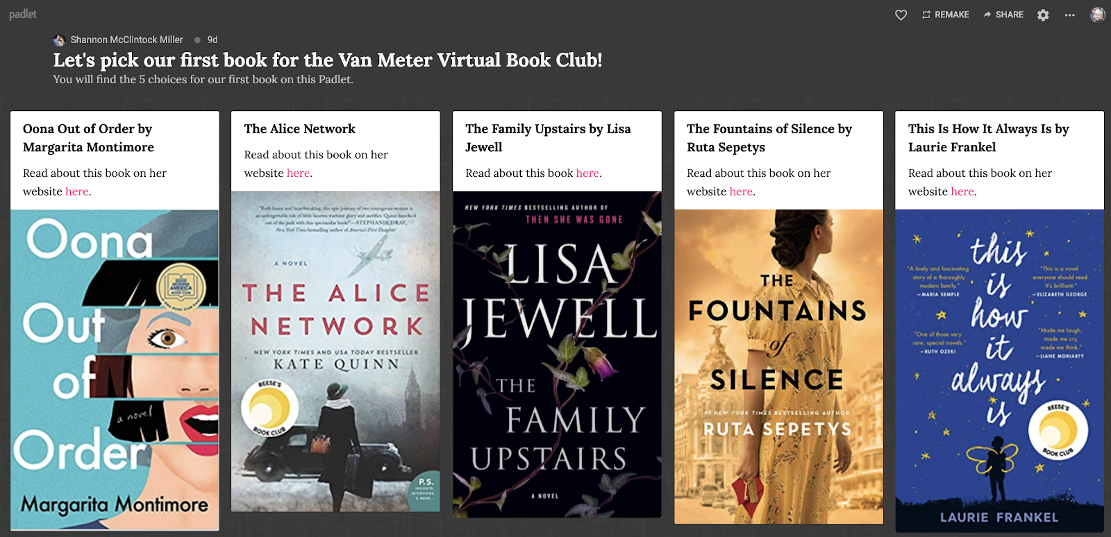 The Library Voice: Virtual Book Clubs Connect Students To Books ...