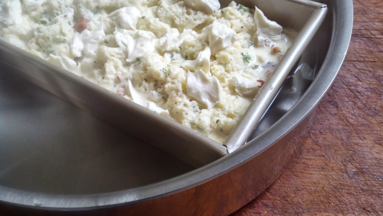 salted sugared spiced™: Savory Bread Pudding with Warm Tomato Jam