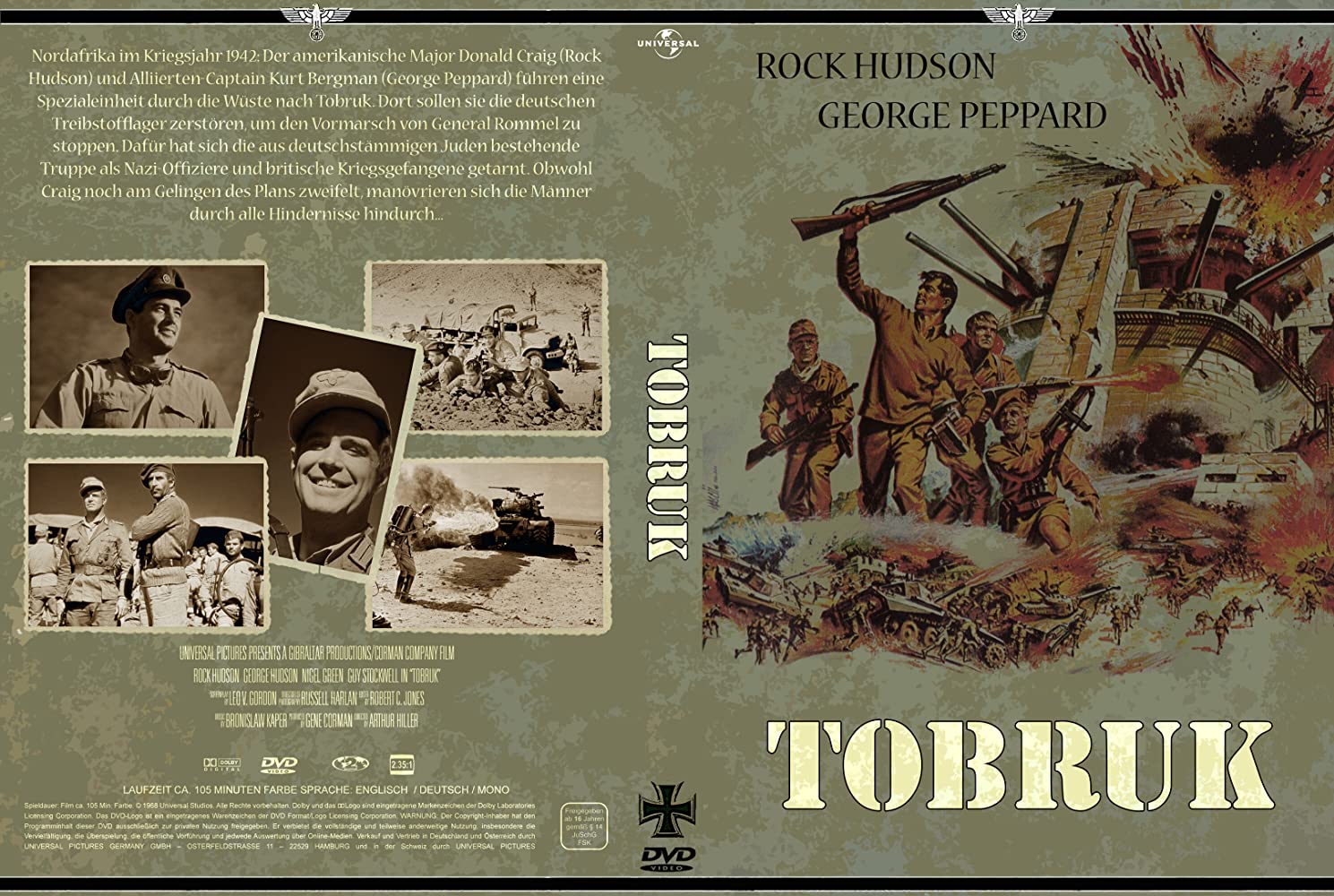 Revista Cine TV: Tobruk (1967) com Rock Hudson