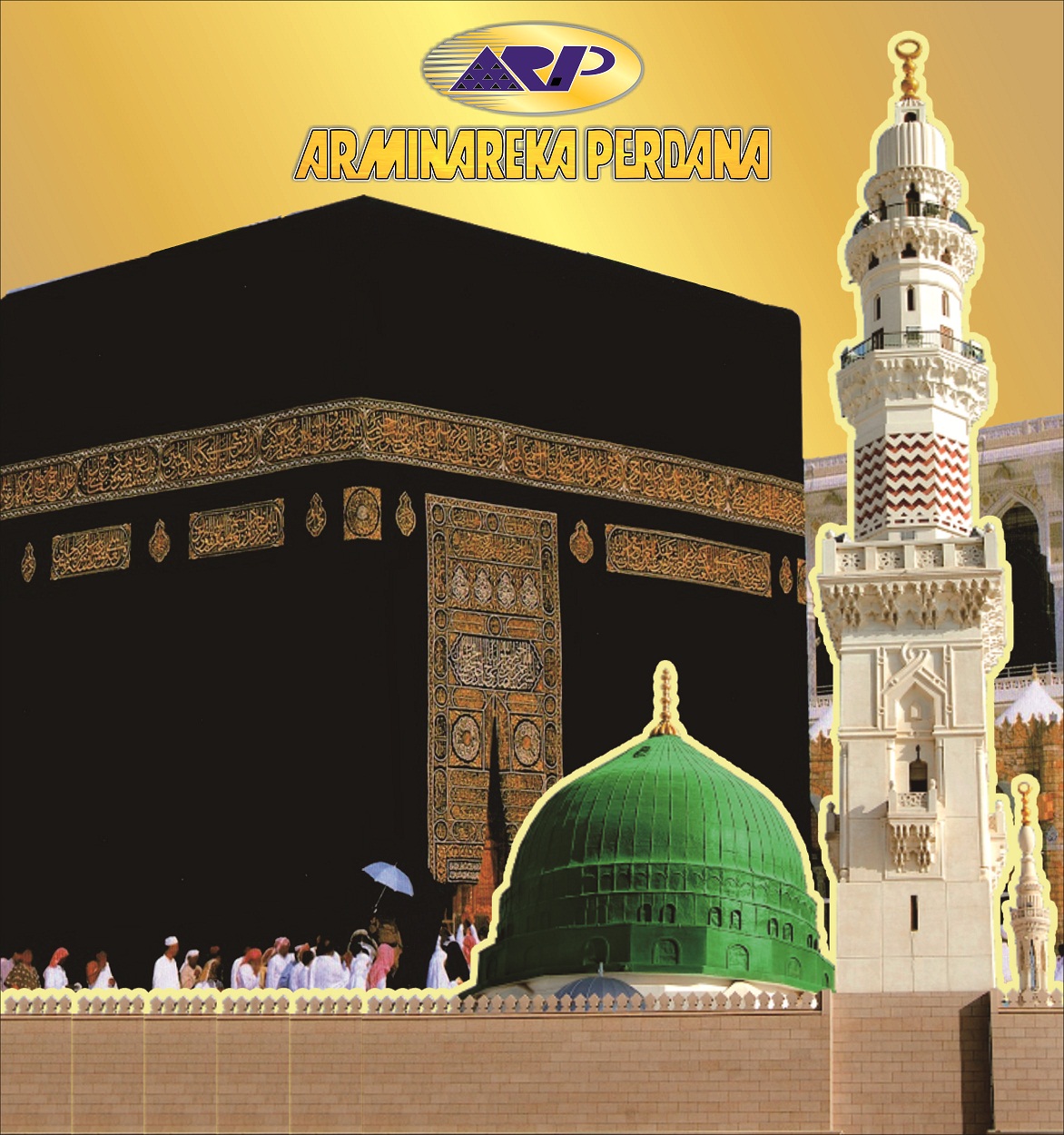 DESAIN BANNER BACKGROUND ARMINAREKA PERDANA ~ GOLDEN