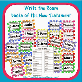 Bible Fun For Kids: Write the Room: Books of the Bible