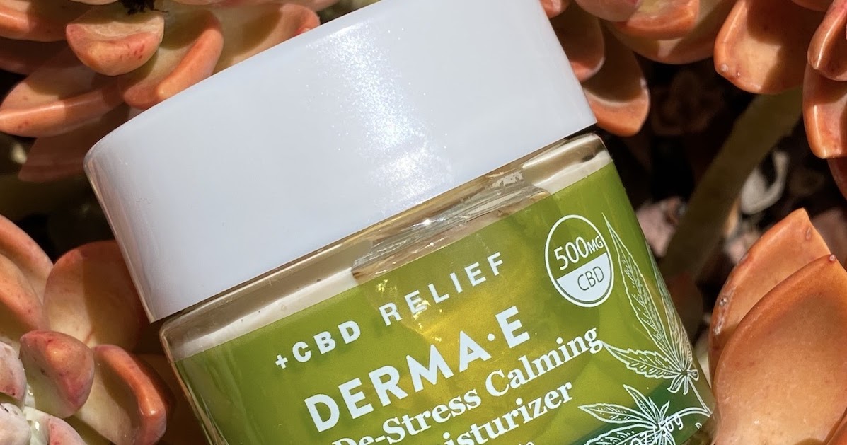 lola's secret beauty blog: Derma E Skin De-Stress Calming CBD Moisturizer