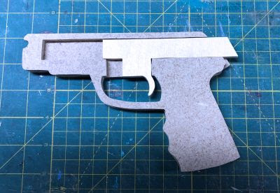 Scrollsaw Workshop: Rubber Band Pistol Scroll Saw Pattern.