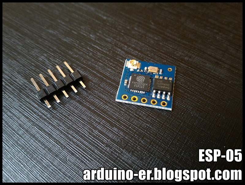 Arduino-er: ESP-05, mini ESP8266 WiFi module