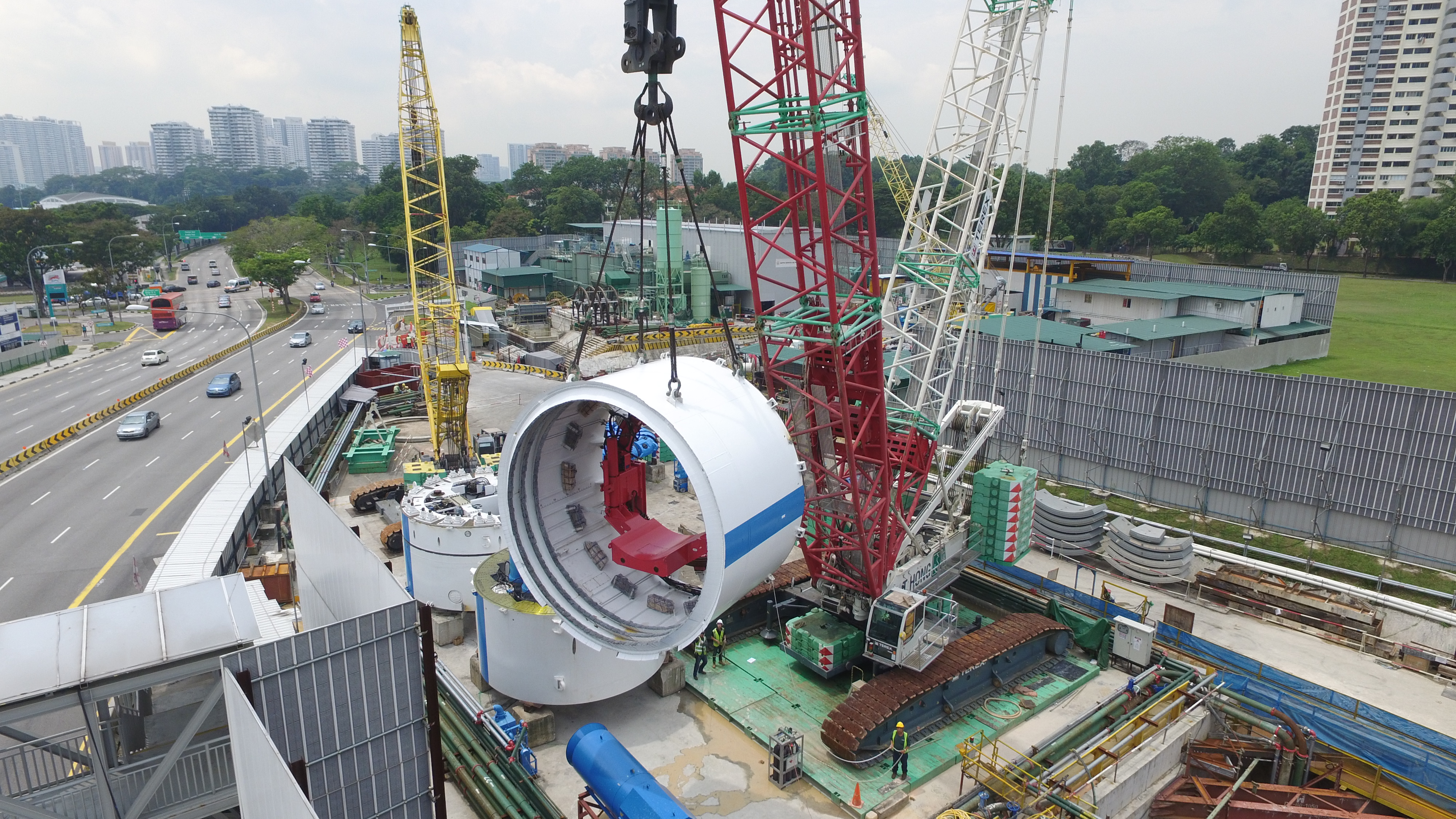 Thomson Line Construction: Upper Thomson - TBM 3 Assembly