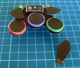 Papercraft - Guitar Hero Drum Set - Papercraft4u | Free Papercrafts ...