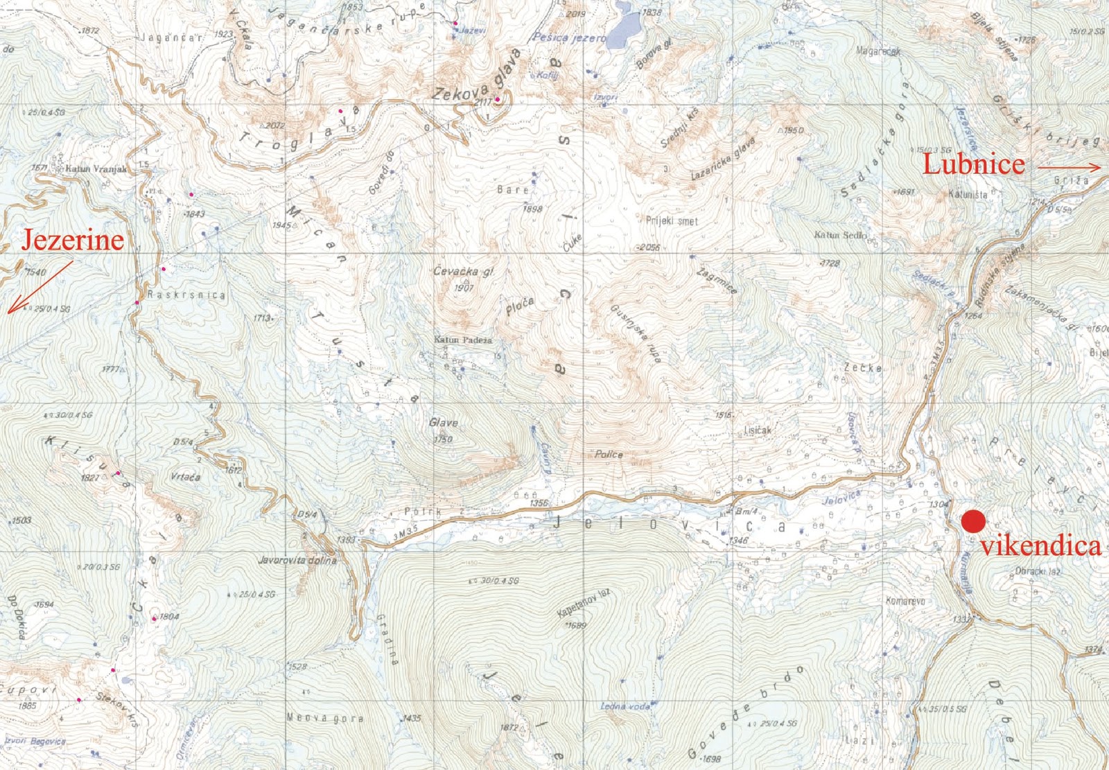 Vikendica na Jelovici