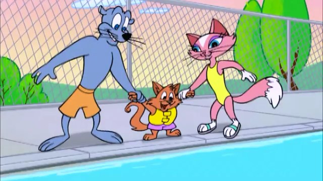 Shirtless Drawn Cartoon Boys & Men: Sully, Burble and others