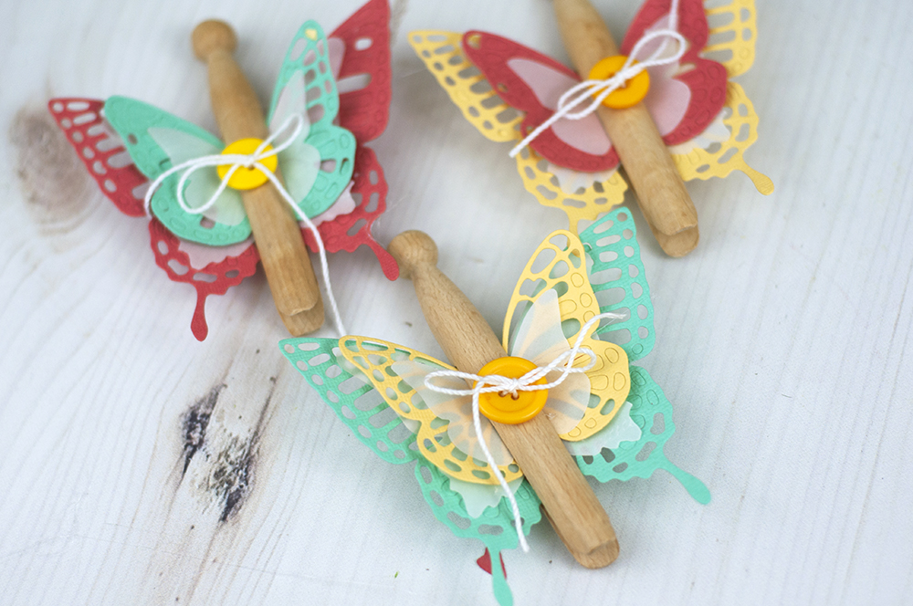 Mother's Day DIY: Paper Butterfly Magnets | Jen Gallacher
