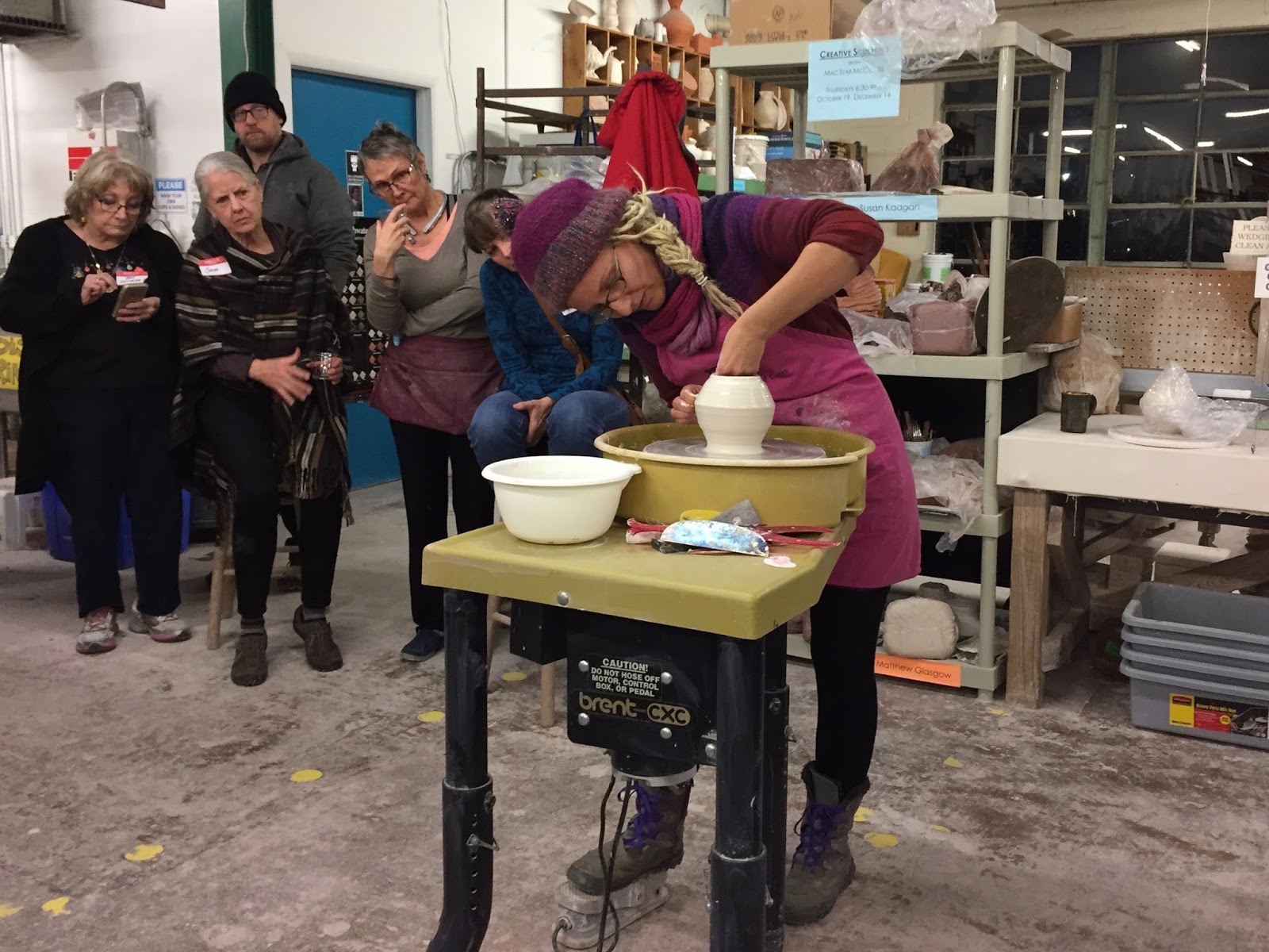 Recap: December Clay Club at Odyssey Clayworks in Asheville