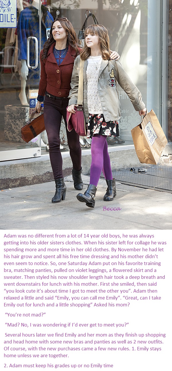 PG Rated TG Captions: Adam was no different...