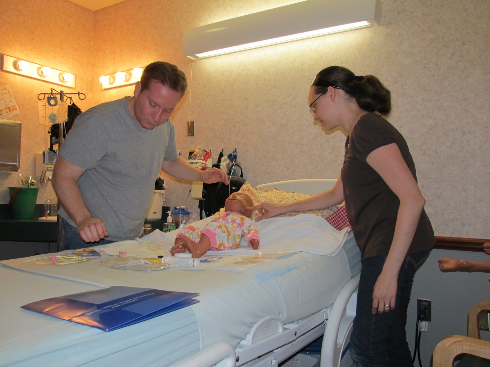 Aidan... With Eos: Feeding Tube: Tube Day