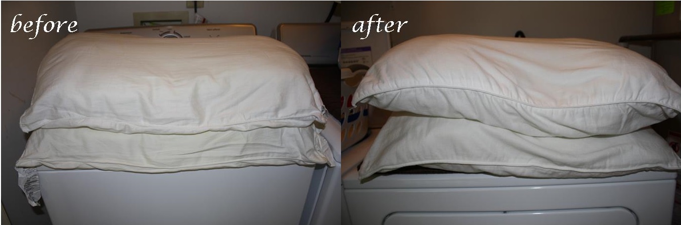 I'd Rather Be Organizing: Deep Cleaning: Pillows