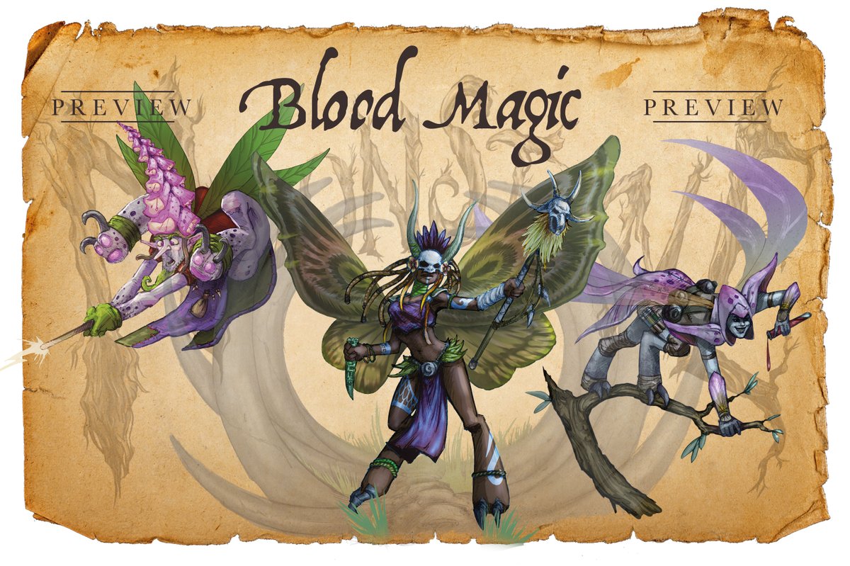 Wargame News and Terrain: Moonstone: New Faction Miniatures Artwork Preview