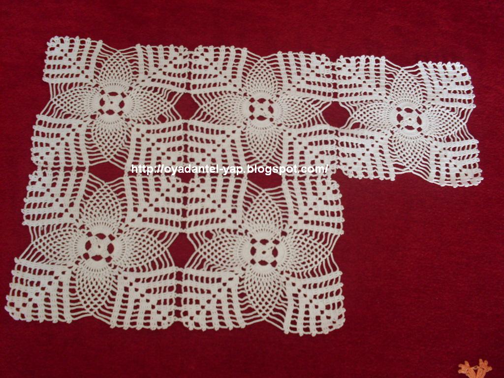 DANTEL ÖRNEKLERİ OYA ÖRNEKLERİ: SEHPA DANTELİ DANTEL MODELİ