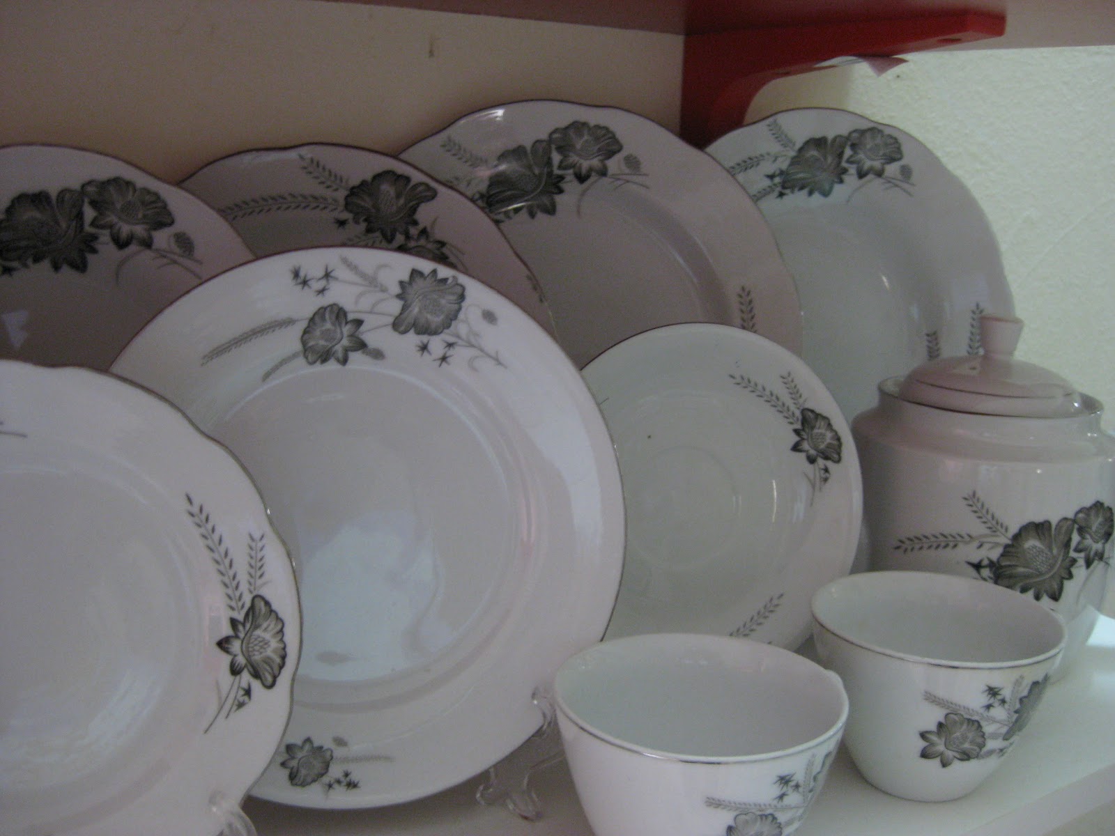 PINGGAN MANGKUK LAMA: BUNGA PADI..