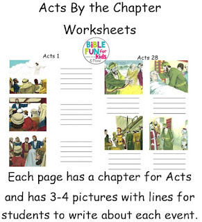 Acts by the Chapter Introduction and Links | Bible Fun For Kids