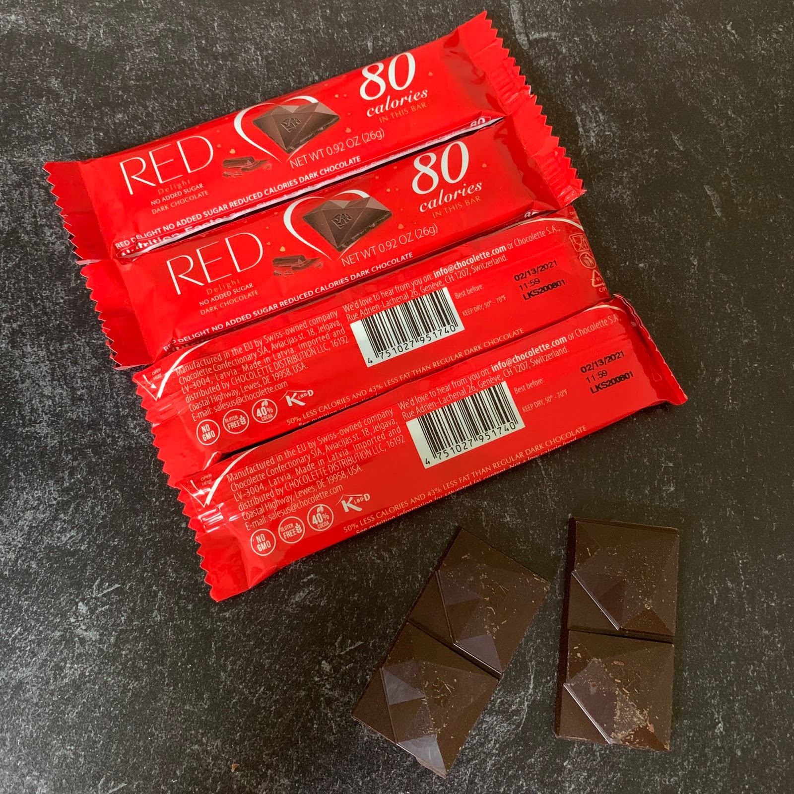 RED Chocolate | Milk Chocolate, Milk Chocolate w/Hazelnut and Macadamia ...