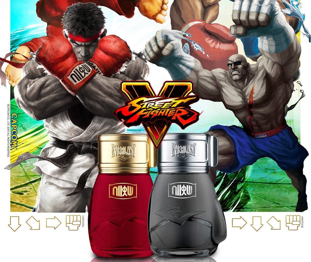 Fragrâncias temáticas de Street Fighter são lançadas pela Everlast ...