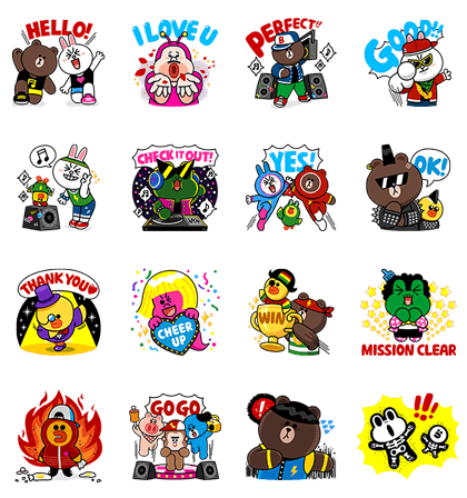 LINE Stickers Community: Free line stickers-LINE STAGE: Super Star Debut!