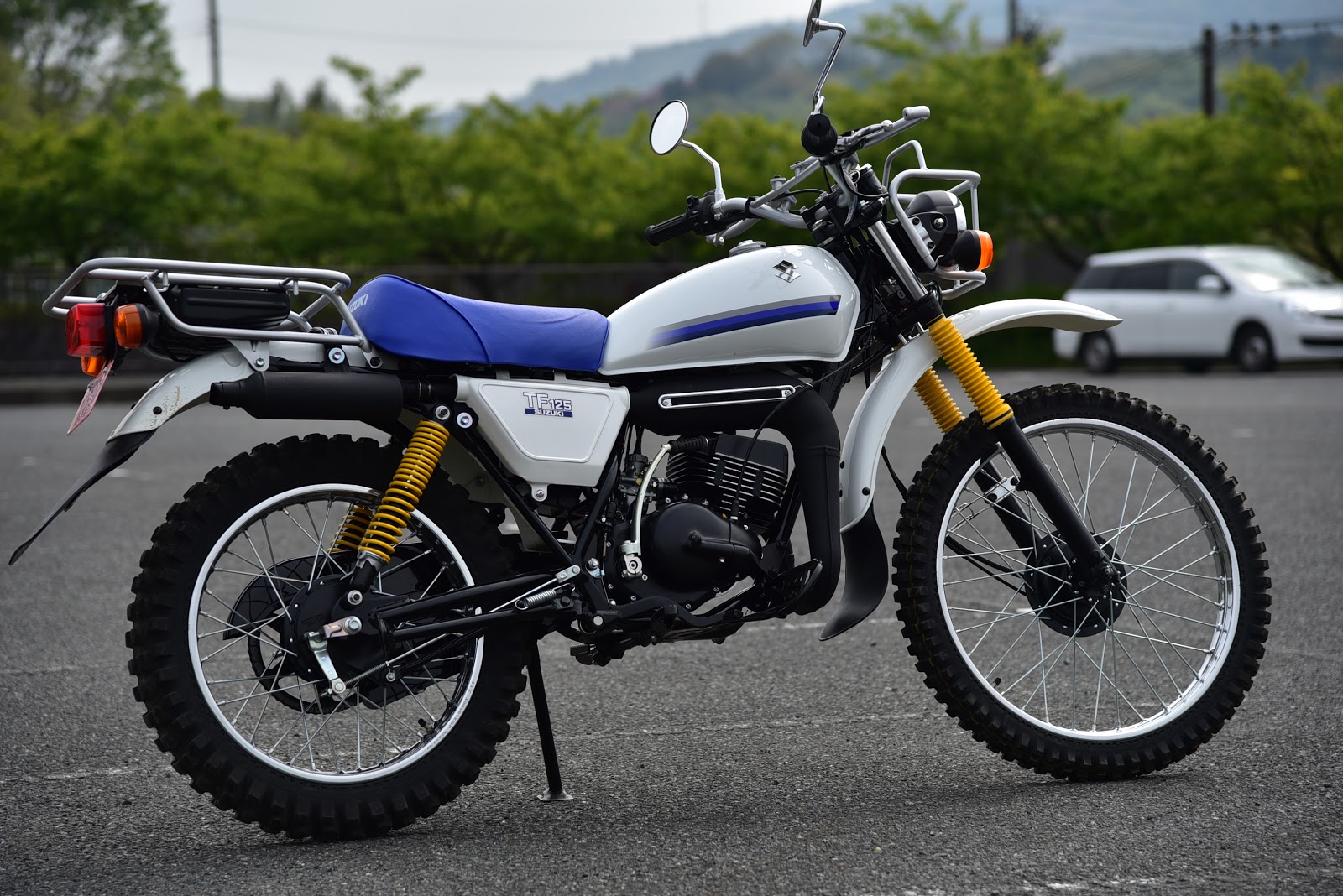 blueskyfuji: スズキ TF125はたぶん最強の廃道探検隊！ 7時間試乗