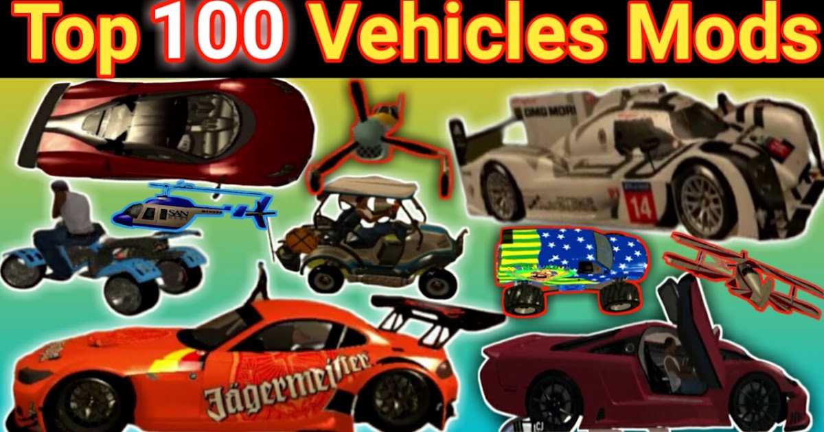 GTA San Andreas All Secret Cars Mod 2020