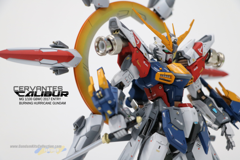 Custom Build: MG 1/100 Burning Hurricane Gundam [GBWC 2017]