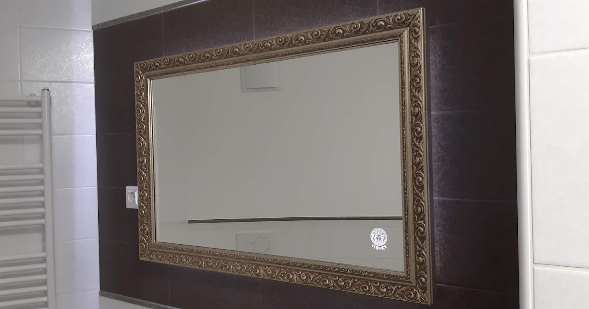 Wall Attraction: New VERSACE mirror....